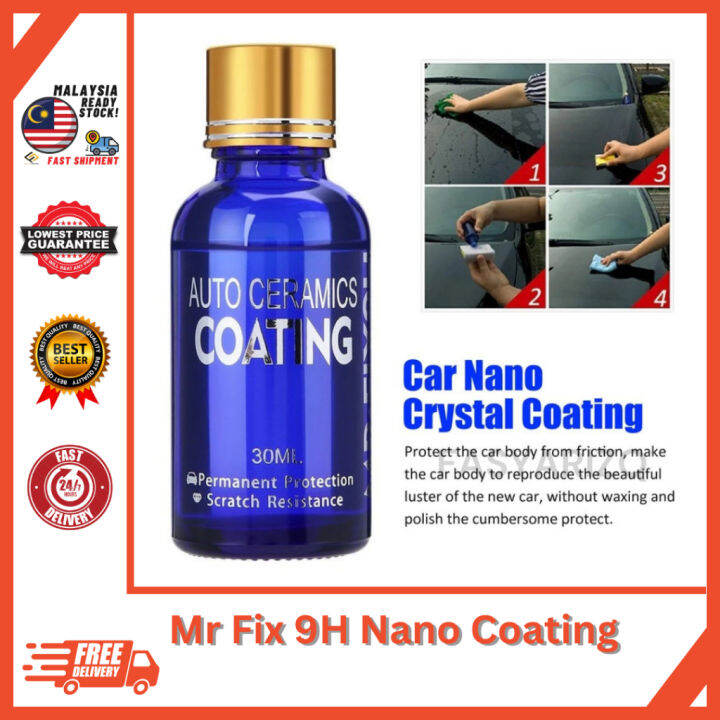 ORIGINAL MR FIX 9H Ceramic Car Coating Kit Anti-Scratch Exterior Care Paint Sealant | Lazada