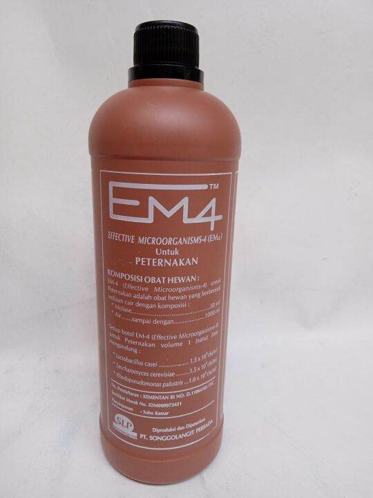 Pakan / Bakteri EM4 Peternakan 1 liter dari PT Sonngo Langit Persada ...