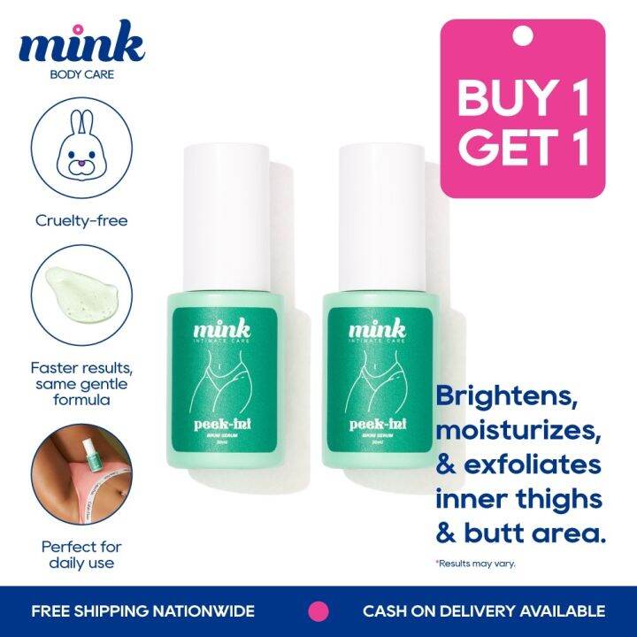 Mink PH Bundle of 2 Peekini Bikini Inner Thigh Lightening Serum 30ml ...