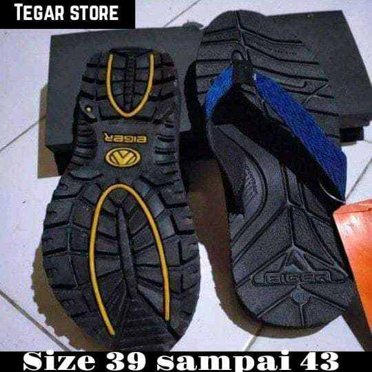 sandal eiger pria kualitas tebal / sandal eiger warna / sendal slop ...