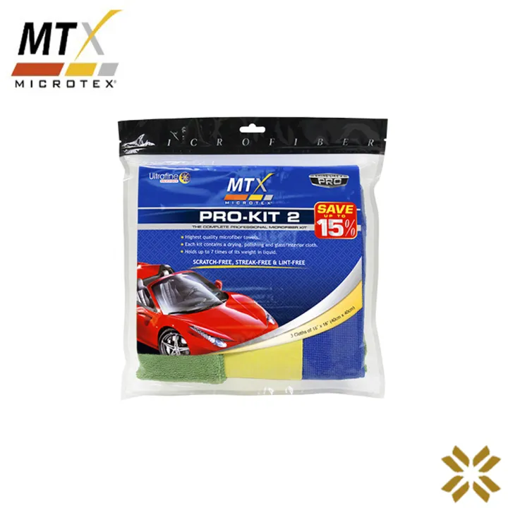 Microtex PRO-KIT 2 (Ultra Plush/Chamois/Ultra) 16" x 16" (The Complete ...