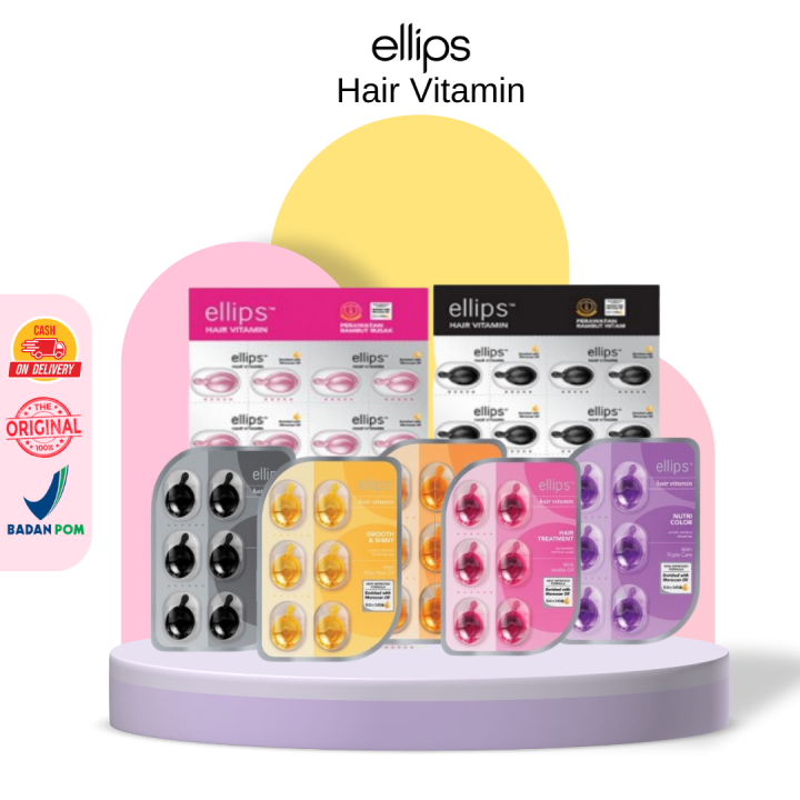 GKS - Ellips Hair Vitamin with (Pro Keratin Complex) Kemasan Blister ...