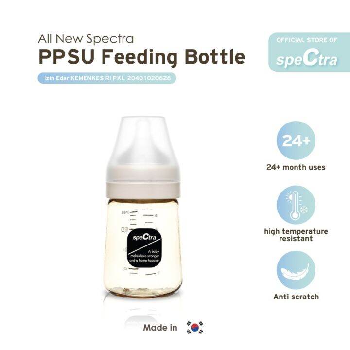 SPECTRA ALL NEW PPSU BABY BOTTLE 160ML Botol Susu | Lazada Indonesia