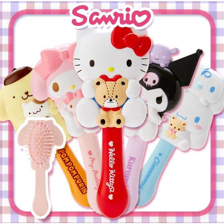 Sisir Motif Sanrio Kotak Mika Hello Kitty Melody Purin Cinnamaroll ...