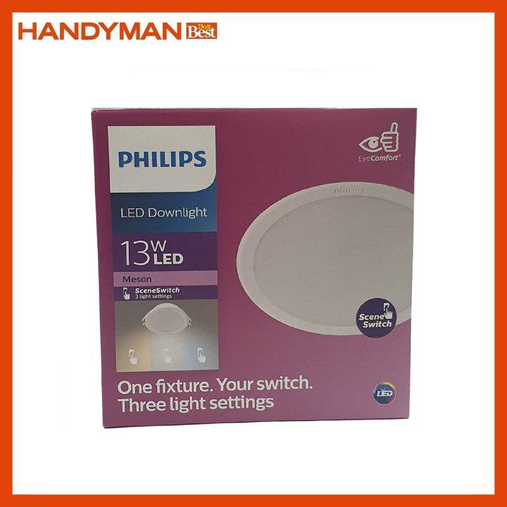 Philips Tricolor Downlight, 13watts | Lazada PH