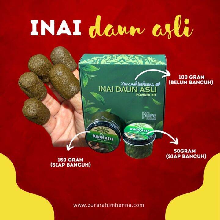 INAI DAUN ZURARAHIMHENNA | Lazada
