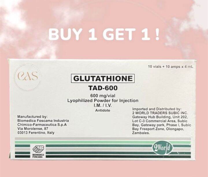 Tad 600 Gluta (Buy 1 Get 1) | Lazada PH
