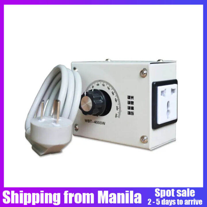 🔥24 hours delivery + original Motor Speed Controller 4000W AC 220V ...