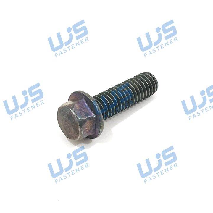 Flange Bolt 6x20 Baut Blok Mesin M6x20 Kunci 8 Hijau | Lazada Indonesia