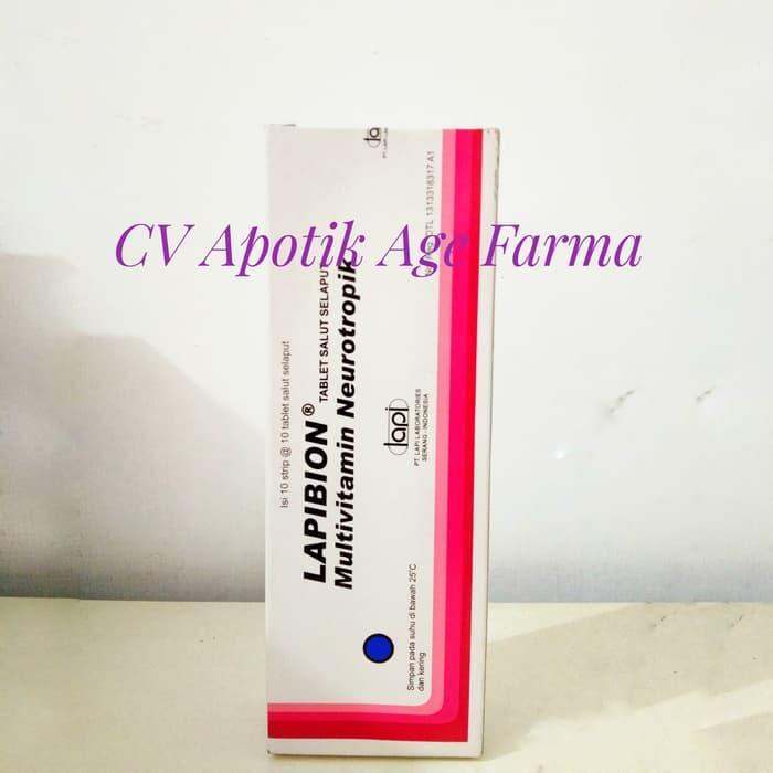Lapibion Tablet isi 100 (Lapi) | Lazada Indonesia