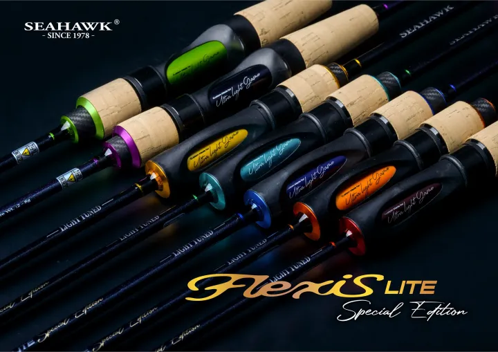 SEAHAWK FLEXIS LITE SPECIAL EDITION ULTRALIGHT SPINNING & BAIT CASTING ...