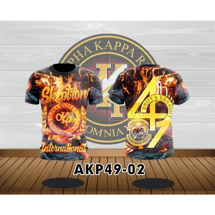 Akp Frat Shirt 49 Anniversari Full Sublimation Alpha Kappa Rho ...