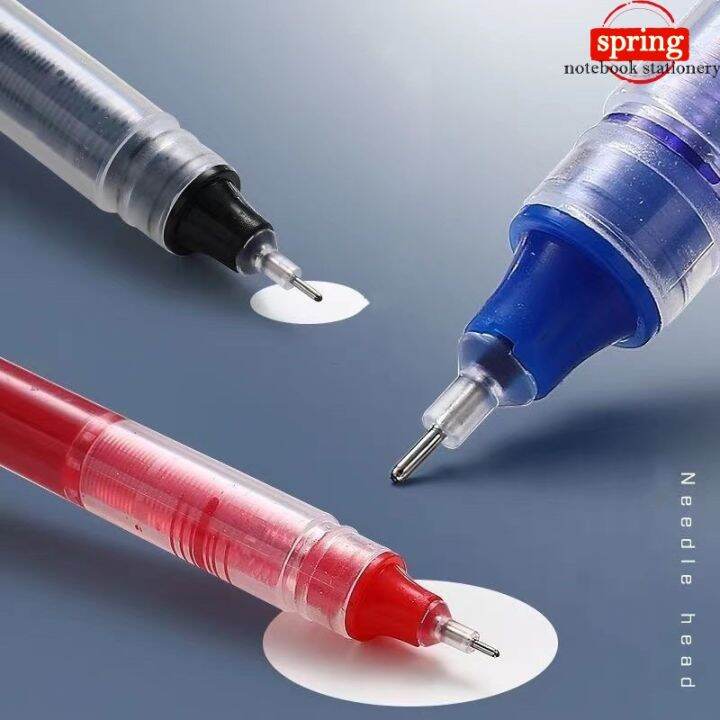Quick-drying 0.5mm direct - liquid ball pen School office supplies ...