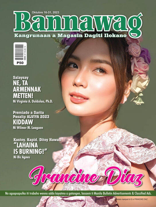 Bannawag Ilokano Magazine Oktubre 16-31, 2023 Issue | Lazada PH