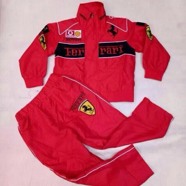 (Racing Cars) F1 Ferrari set kids costume Only and separate cap | Lazada PH