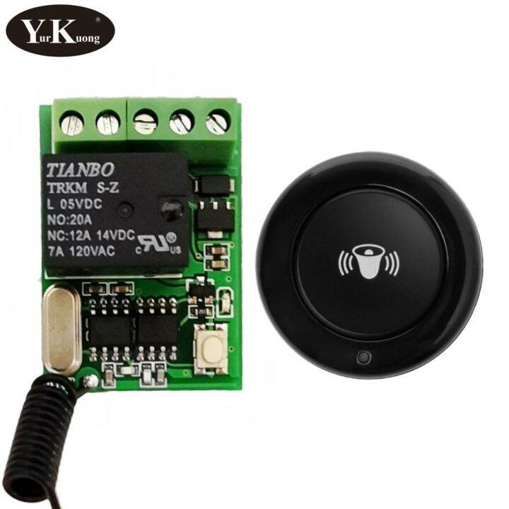 【hot】 ☃ Opener remote control switch 5V 6V 9V 12V 315 433 Alarm ...