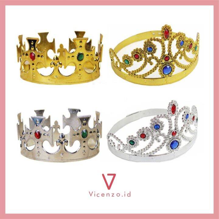 *VICENZO* Mahkota ulang tahun/Mahkota king,mahkota queen | Lazada Indonesia