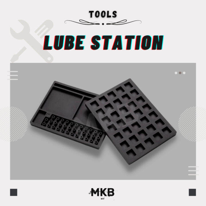 [READY STOCK] WS Silicone Lube Station - 35 switches (7x5) Lube Station ...