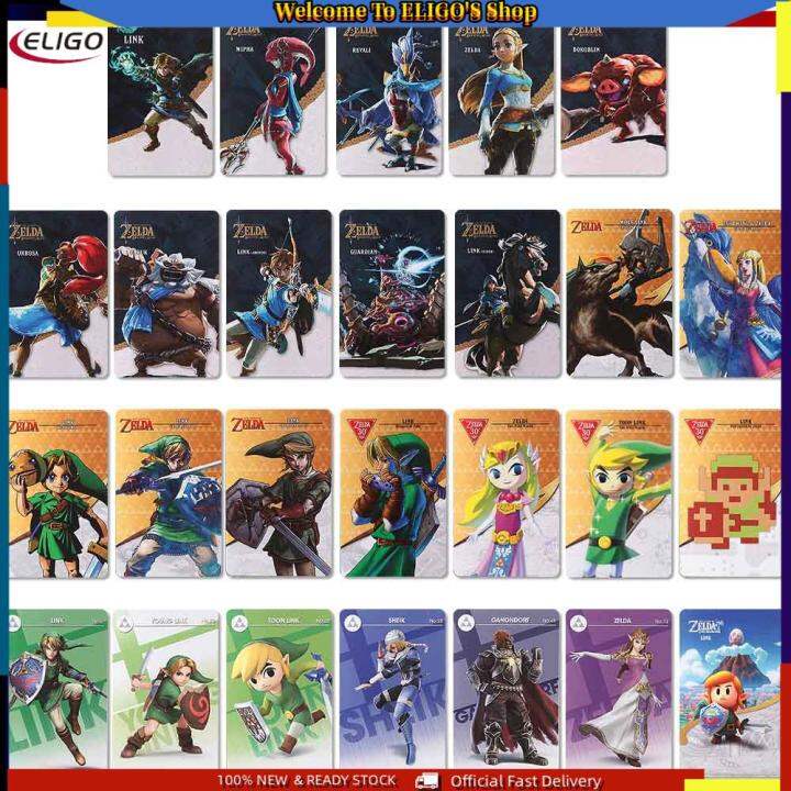 26/38PCS Mini Game amiibo Card fits for for NFC Nintendo Switch Lite ...