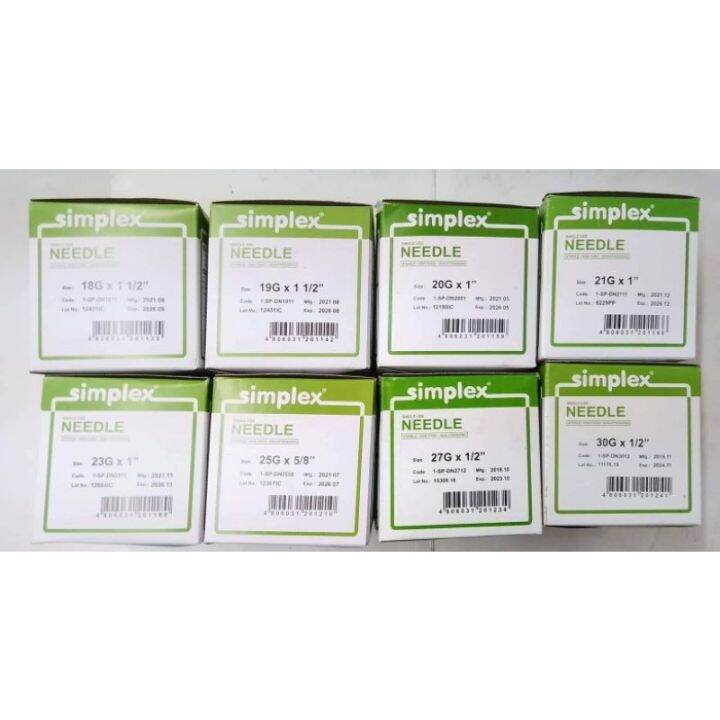 Simplex Needle ( G.18 19 20 21 23 25 26 27 30) | Lazada PH