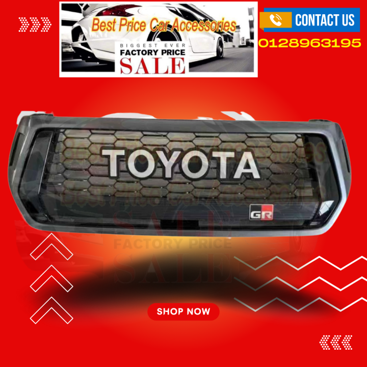 Toyota Hilux Revo rocco 2017-2020 GR Sport Front Grill Hilux Front ...