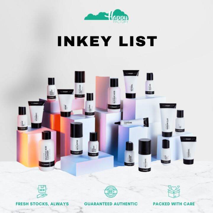 Inkey List Products - Salicylic Acid Cleanser Retinol Niacinamide Alpha ...