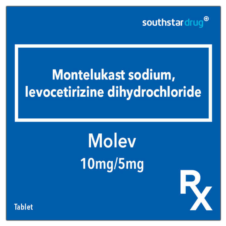 Rx: Molev 10mg / 5mg Tablet | Lazada PH