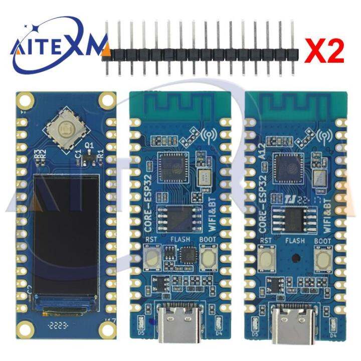 Esp32 Papan Pengembangan Esp32 C3 Lcd Core Board Onboard Antena 2 4g 32pin Idf Wifi Bluetooth