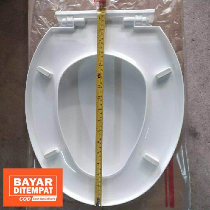 Tutup closet duduk model TOTO cocok untuk berbagai merk closet + baut ...
