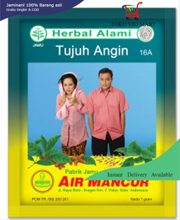 Air Mancur Jamu Tujuh Angin Isi 10 Sachet Lazada Indonesia