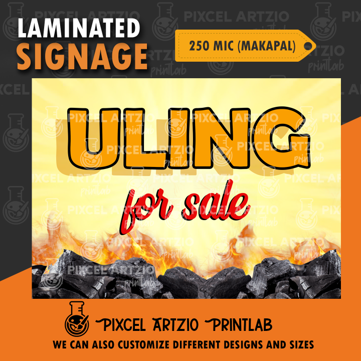 ULING FOR SALE - Laminated Signage for Sari-Sari Store/Tindahan | Lazada PH