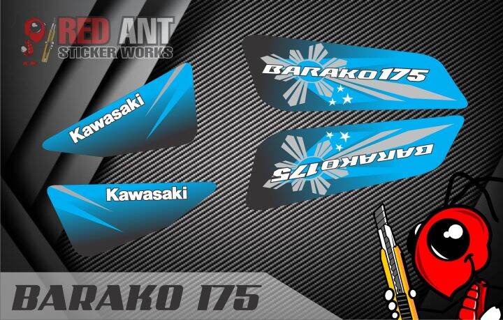 BARAKO 175 GLOSSY LAMINATED DECALS | Lazada PH