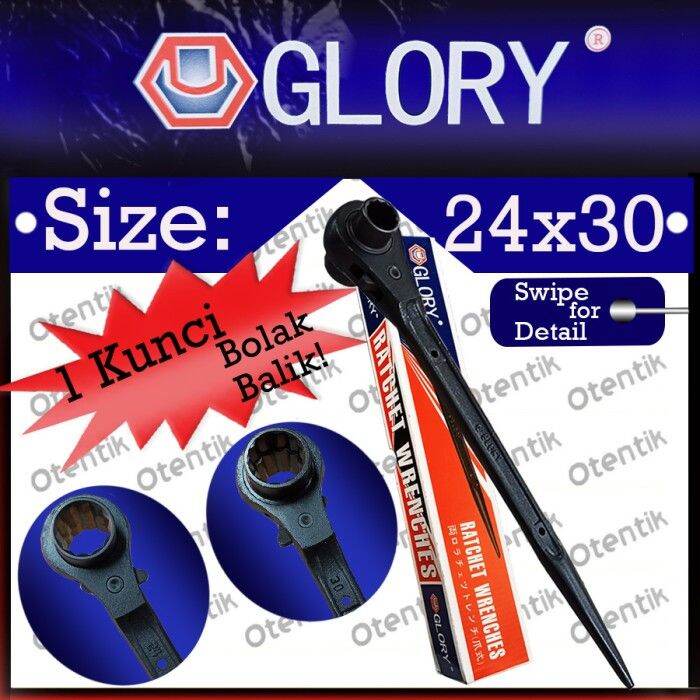 KUNCI RING RACHET SKAFOLDING 24 X 30 MM - DOUBLE RATCHET SCAFFOLDING | Lazada Indonesia
