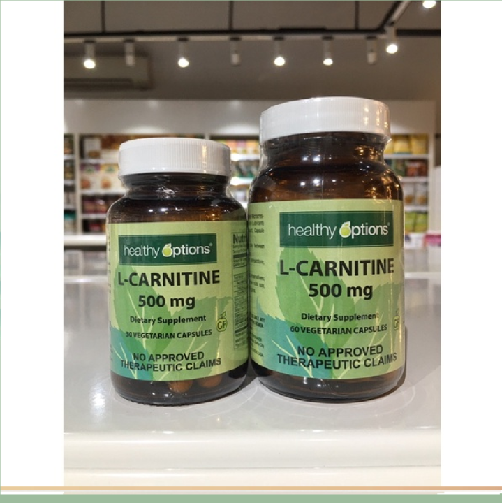 Healthy Options L Carnitine 500mg 30 Capsules or 60 Capsules | Lazada PH