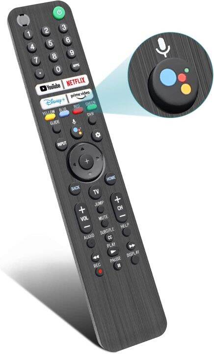 Premium Voice Remote for All Sony Smart TVs That Support Voice Control ...