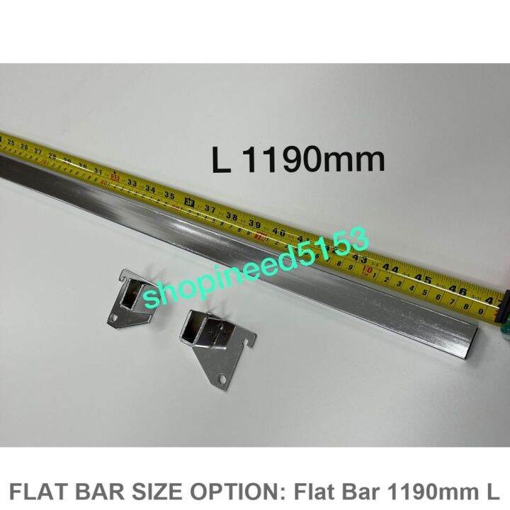 Gondola Hanging Bar C/w Left /right Bracket , Square Bar & Bracket For ...