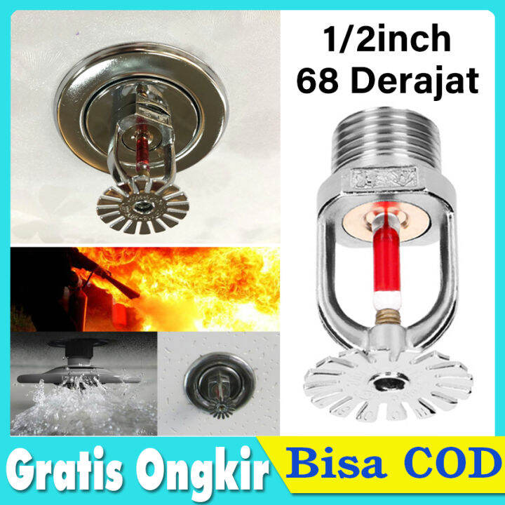 Head Sprinkler Pendent Viking 68°C Fire Hydrant Sprinkler Pemadam 68 ...
