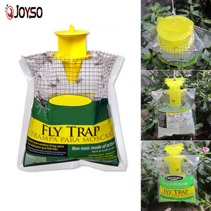 JOYSO Fly Trap Catcher Disposable Insect Hanging Style Pest Control ...