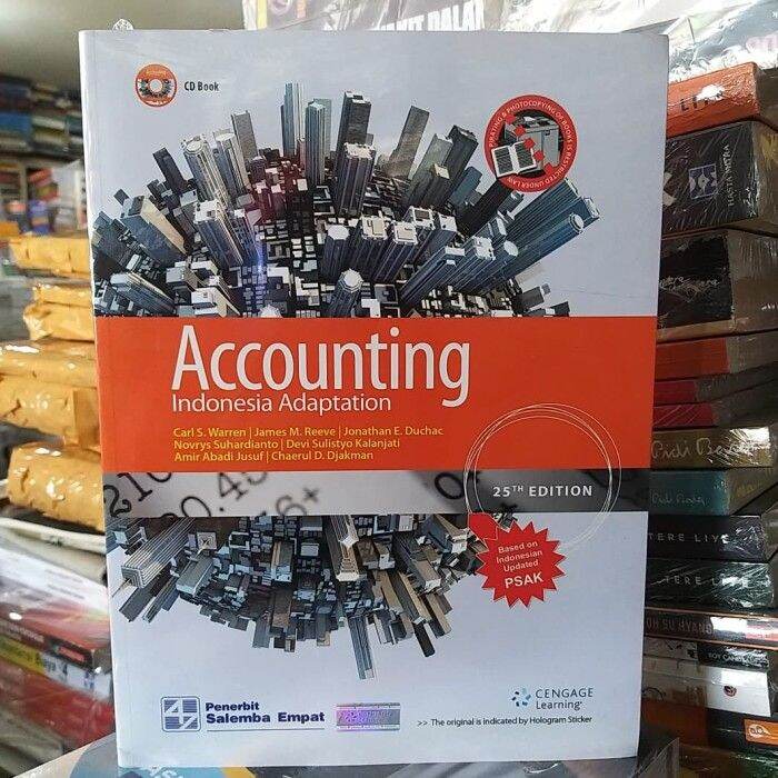 ANUGRAH original accounting indonesia adaptation 25th edition by waren ...