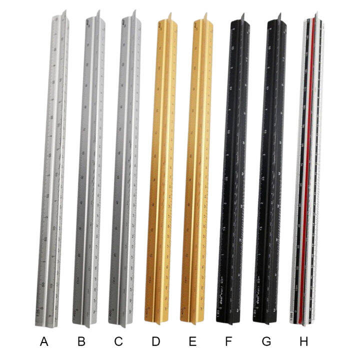 Aluminium Alloy Architects Scales Ruler Professional Scaled Replacement ...