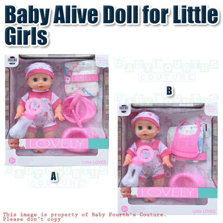 Baby Fourths Cute Baby Alive Doll for Little Girls with Diaper & Potty Training Chair | Lazada PH