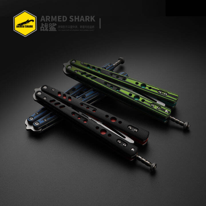 Shark REP Butterfly Knife Beginners Butterfly Folding Training Knife ...