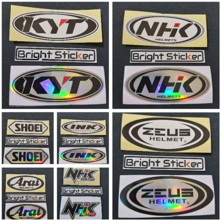 STICKER MERK NAMA HELM PRINCUTT | Lazada Indonesia