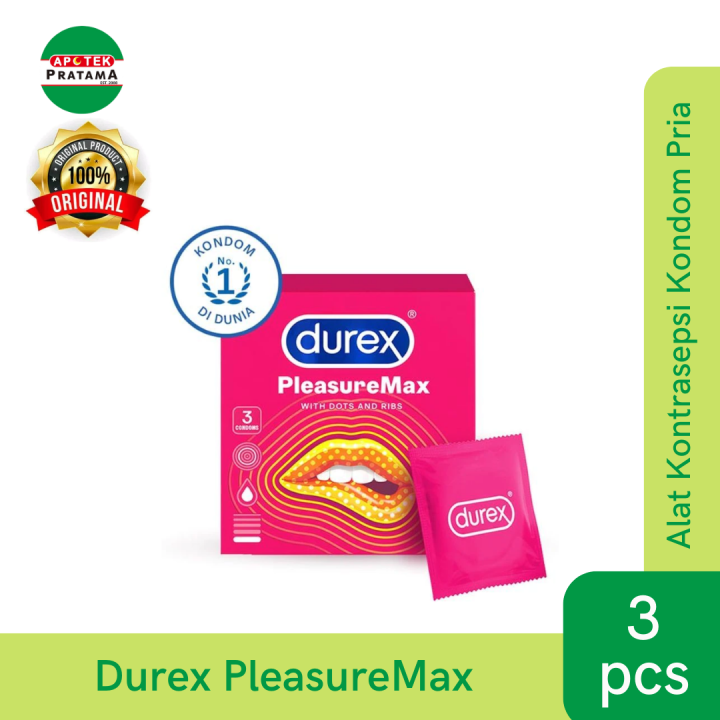 DUREX PLEASURE MAX ISI 3'S | Lazada Indonesia