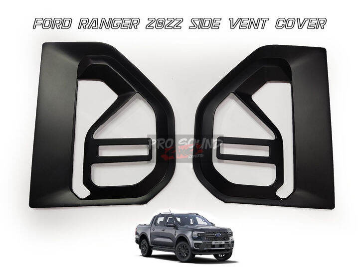 Ford Ranger 2022 Side Vent Cover (Matt Black) | Lazada
