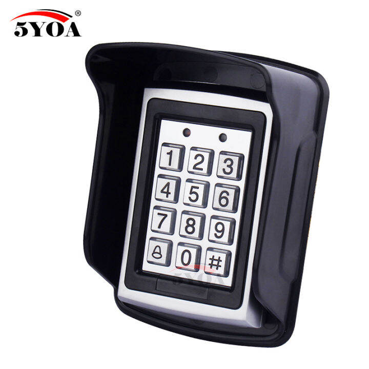 Waterproof Metal Rfid Access Control Keypad With 1000 Users 125KHz Card ...