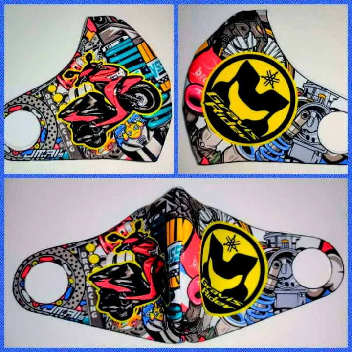 Mio Gravis Pita Face Mask Full Sublimation | Lazada PH