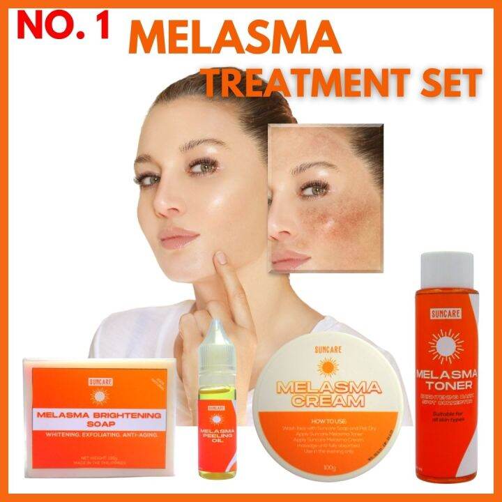 MELASMA TREATMENT SET Melasma Pekas Sun & Dark Spots Remover Anti-Melasma Skin Care Toner ...