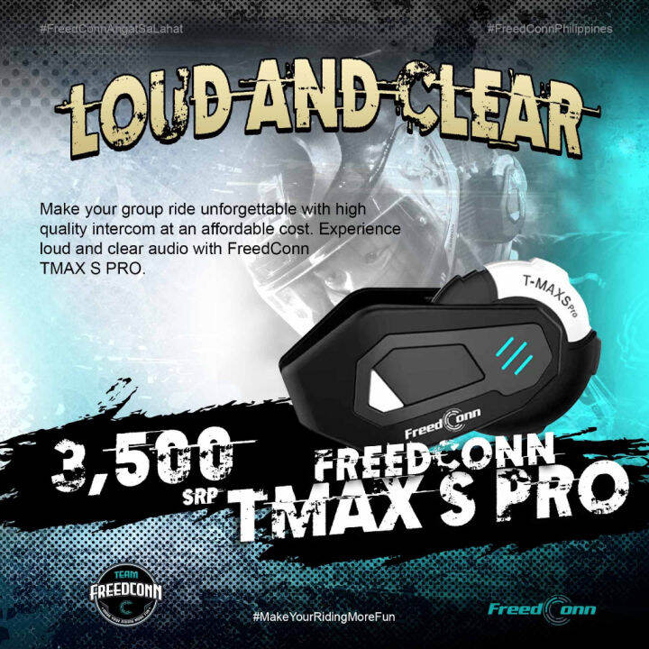 Deestore FreedConn Intercom TMAX S PRO / KY-PRO / TCOM-VB Pro Helmet ...