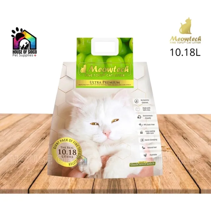 Meowtech Fine Tofu Cat Litter 10.18L (4.5kg) | Lazada PH